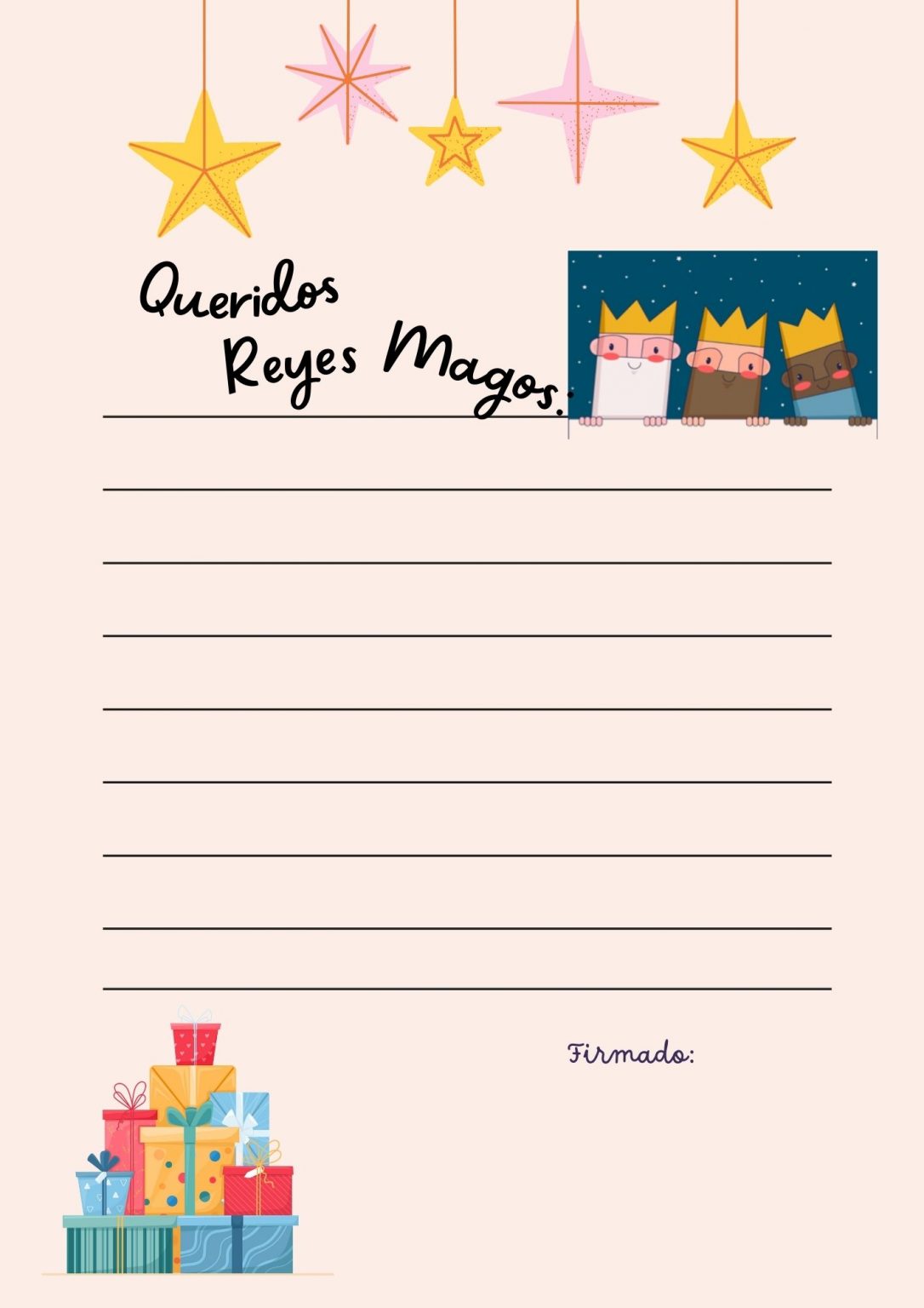 Preciosas y originales cartas para los Reyes Magos diseñadas por ...