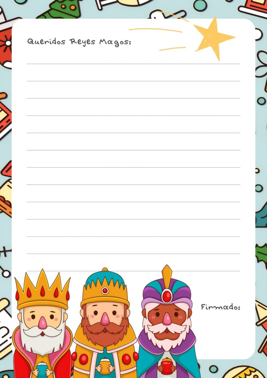 Preciosas y originales cartas para los Reyes Magos diseñadas por ...