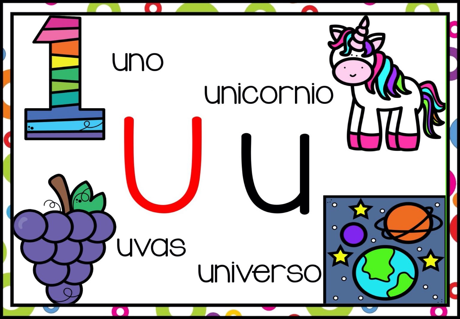 REFERENTES VISUALES DE LAS VOCALES PARA INFANTIL -Orientacion Andujar
