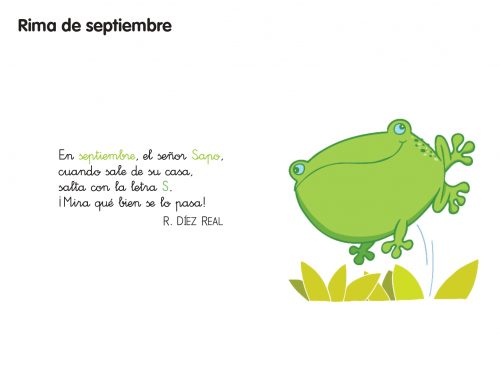 Un mes una rima especial para infantil 3 años -Orientacion Andujar