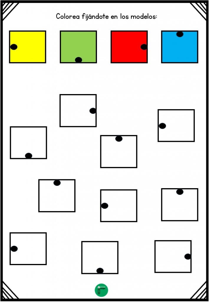 Fichas para ejercitar la atención en adultos y niños -Orientacion Andujar
