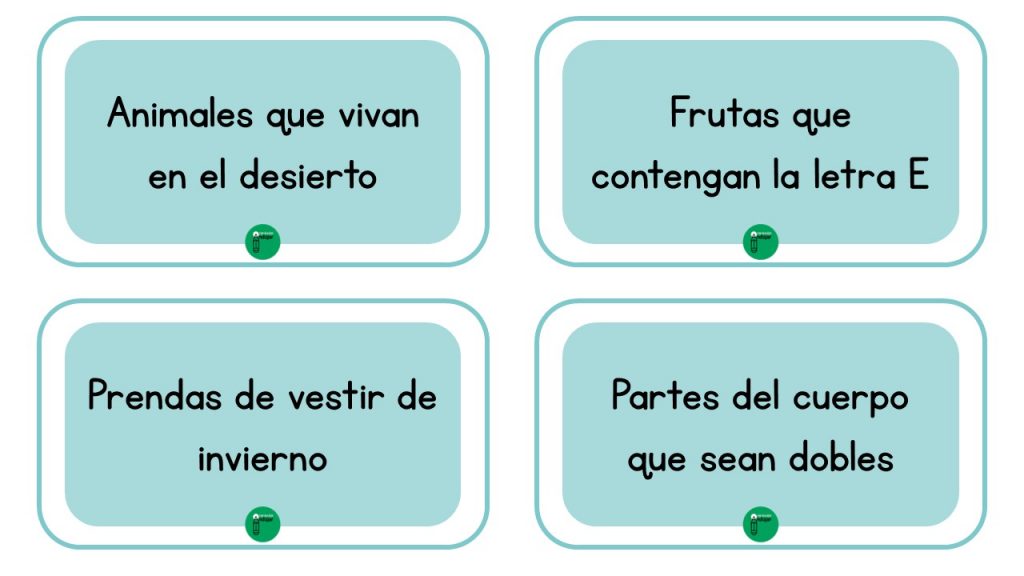 Juego de fluidez léxica -Orientacion Andujar