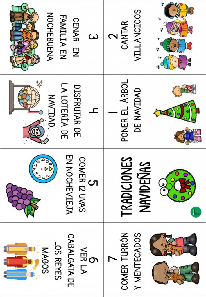 Minilibro manipulativo con nuestras tradiciones de Navidad -Orientacion ...