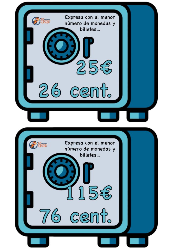 Súper pack para trabajar el dinero en Primaria -Orientacion Andujar