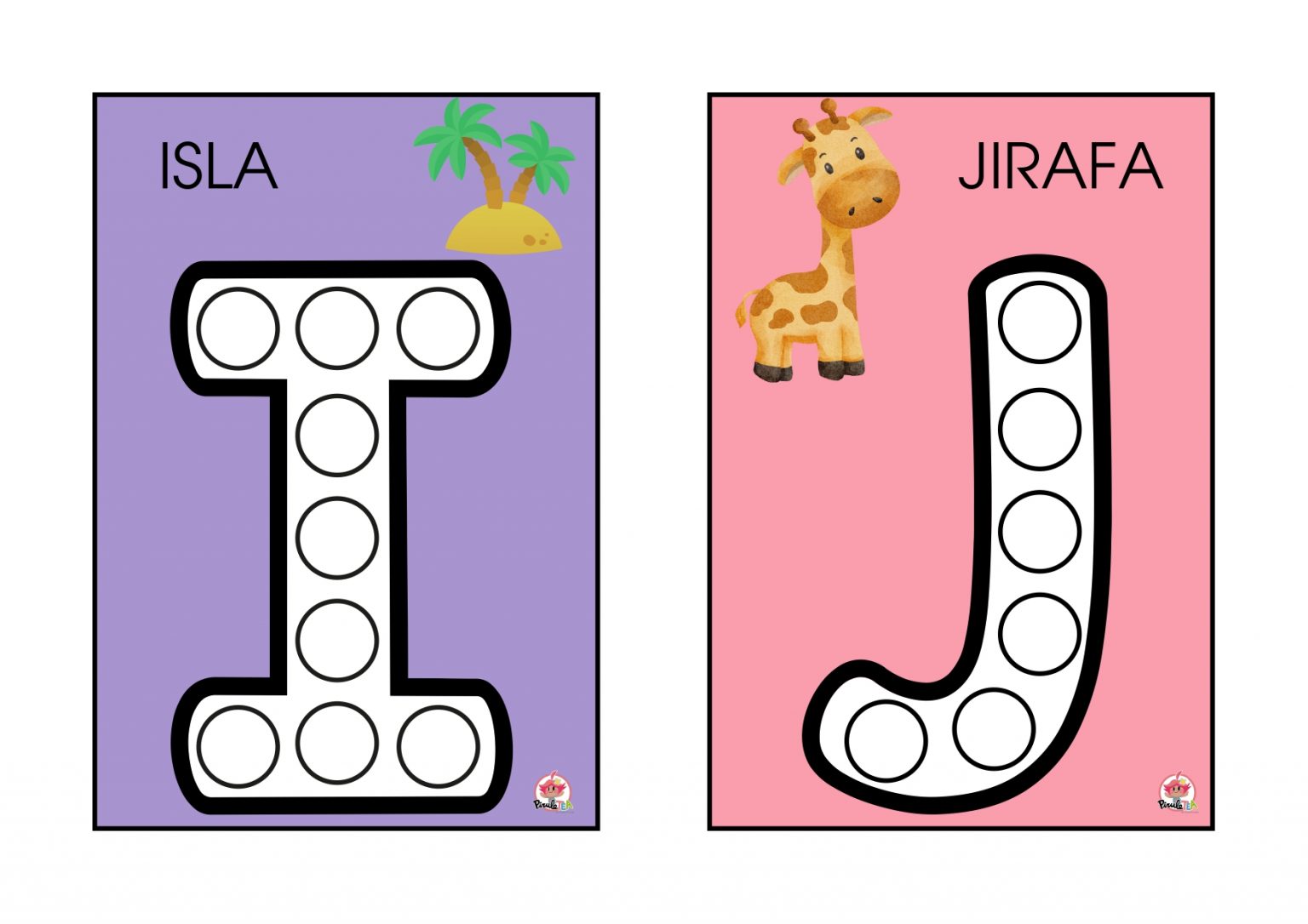 Bonito Abecedario de pompones y gomets trabajamos la motricidad ...