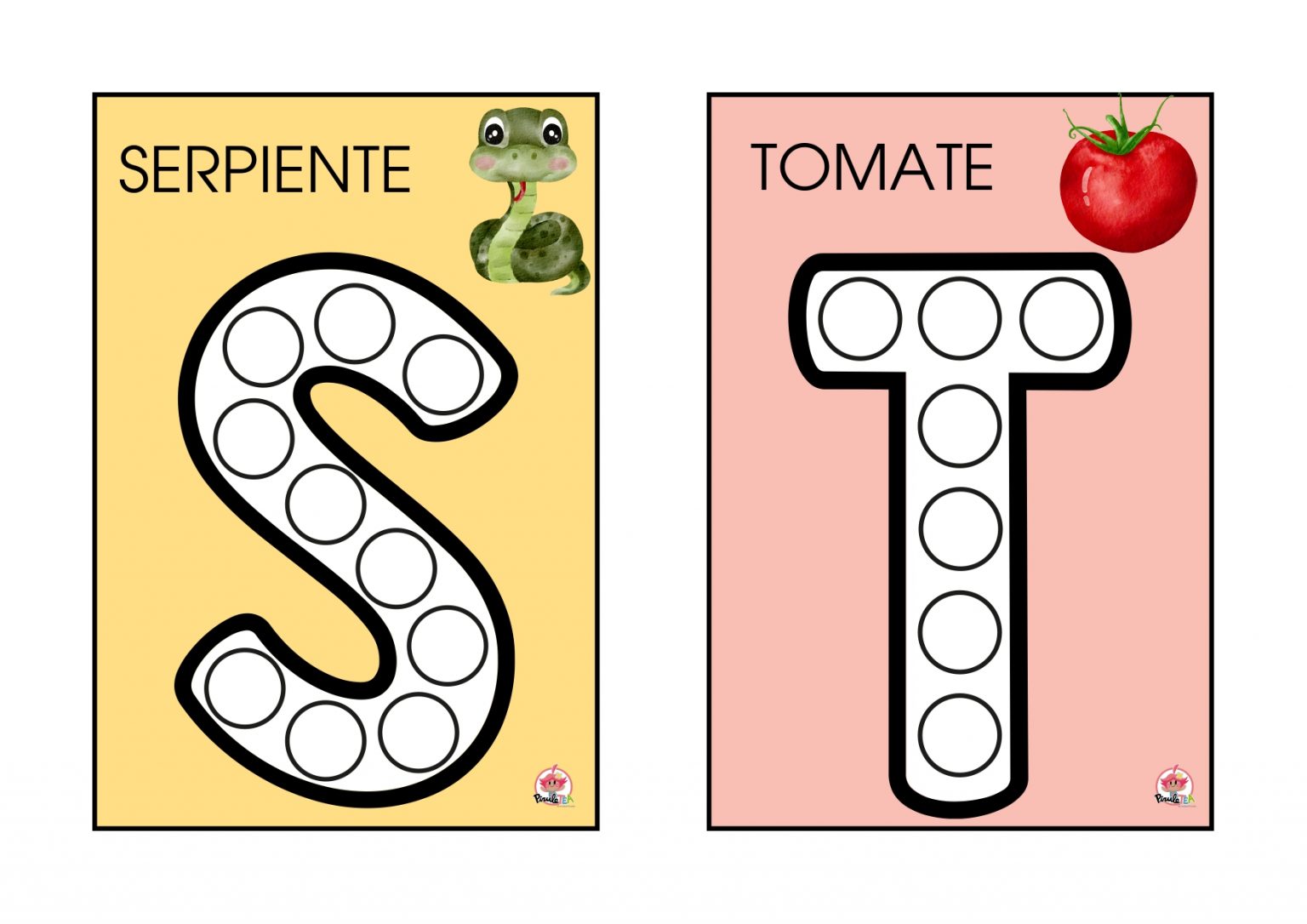 Bonito Abecedario de pompones y gomets trabajamos la motricidad ...