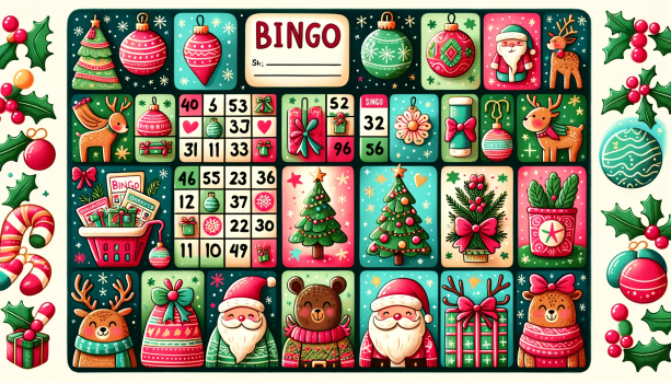 Bonito bingo o loteria de navidad 2023 -Orientacion Andujar