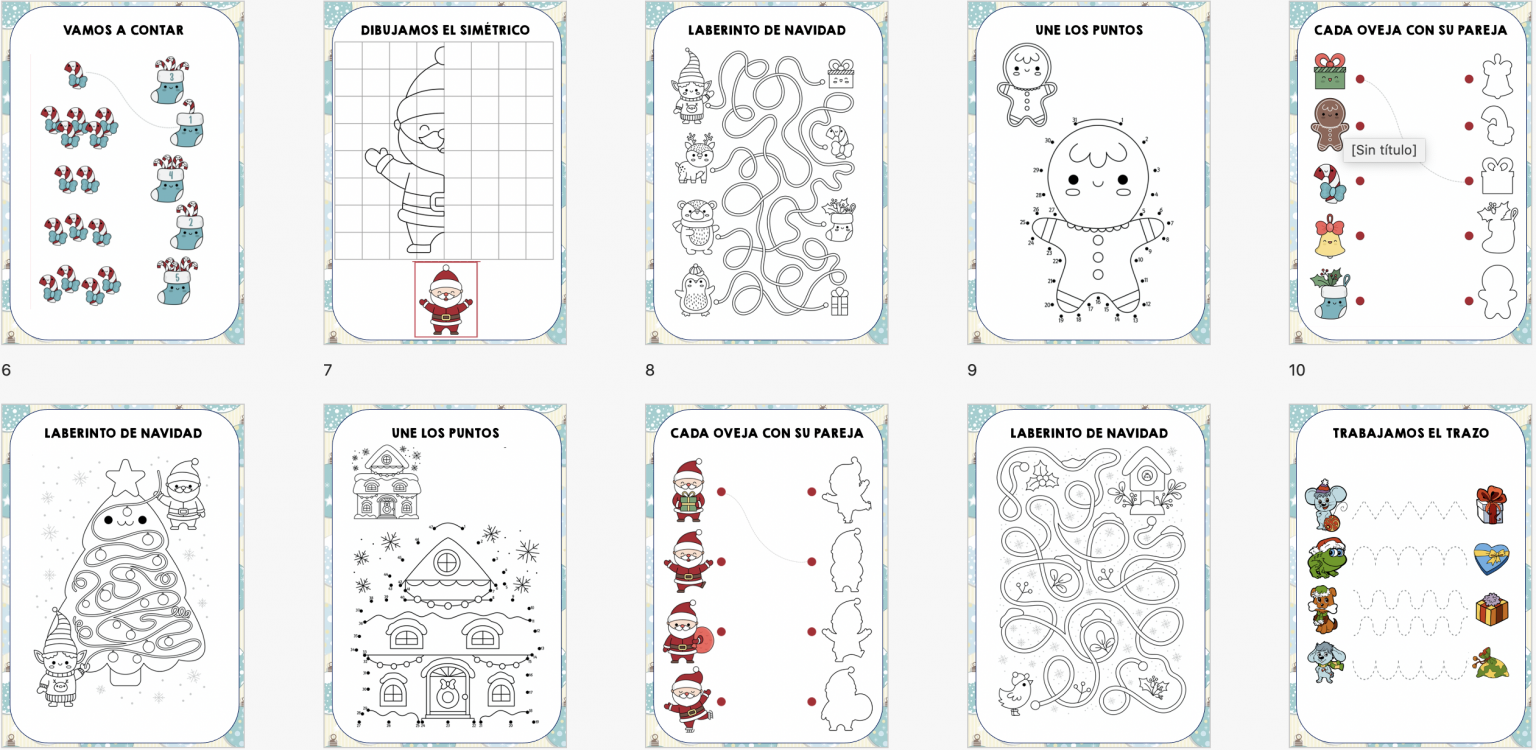 CUADERNO DE ATENCION EN INFANTIL ESPECIAL NAVIDAD 2023 -Orientacion Andujar