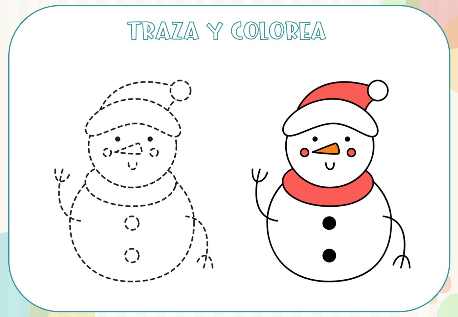 CUADERNO ESPECIAL NAVIDAD TRAZA Y COLOREA VOL.1 -Orientacion Andujar