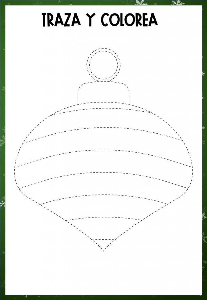 Cuaderno traza y colorea especial navidad -Orientacion Andujar