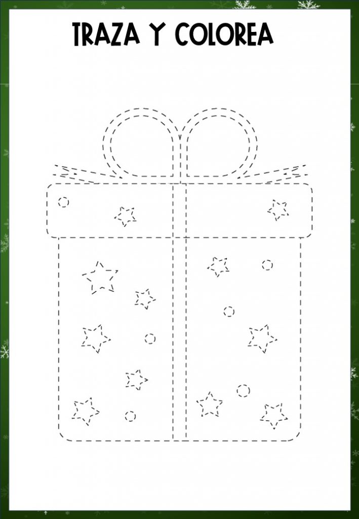 Cuaderno traza y colorea especial navidad -Orientacion Andujar