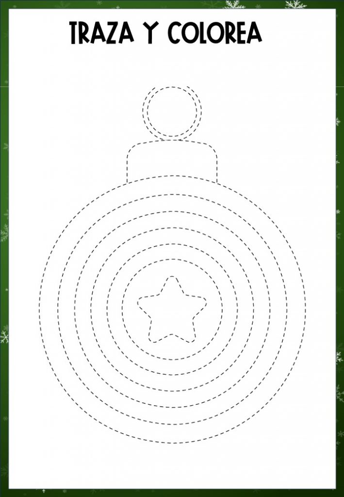 Cuaderno traza y colorea especial navidad -Orientacion Andujar