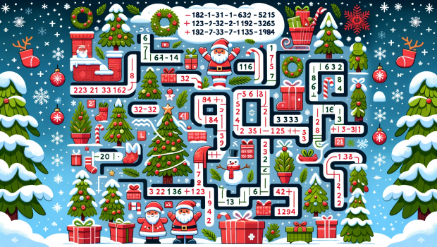 DALL·E 2023-12-22 12.29.42 - A set of festive and engaging Christmas ...