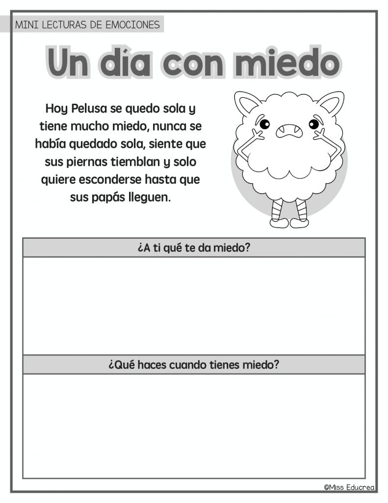 MIni lecturitas para trabajar las emociones -Orientacion Andujar