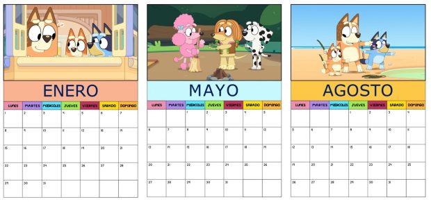 Figuras De Bluey Y Bingo Modelo 3d PAPER TUBE DEJAMOS PLANTILLAS ...