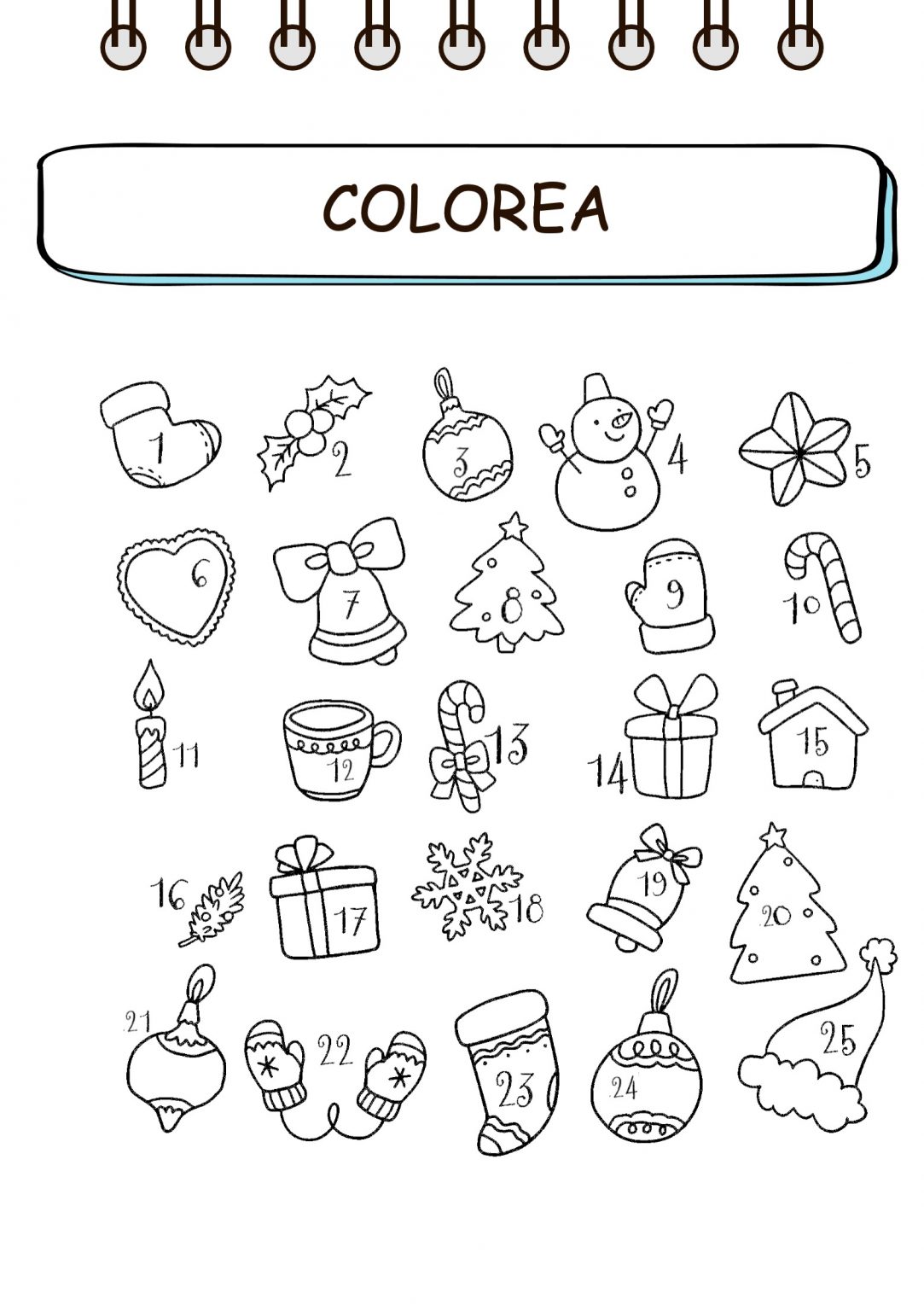 NUEVO CUADERNO 30 pags. Repaso navideño Infantil 2023 -Orientacion Andujar