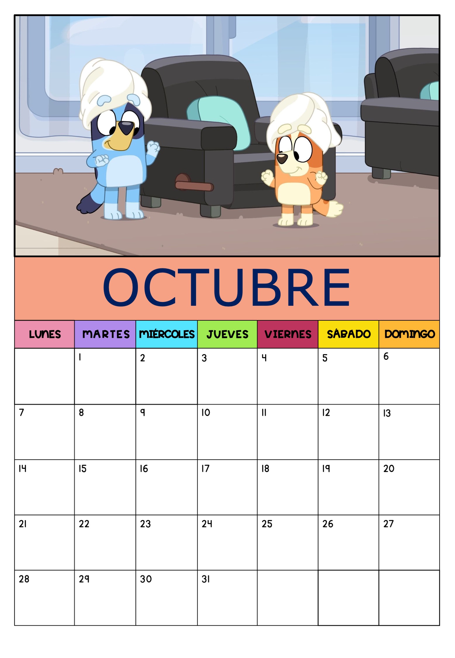 Calendario Para Anotaciones