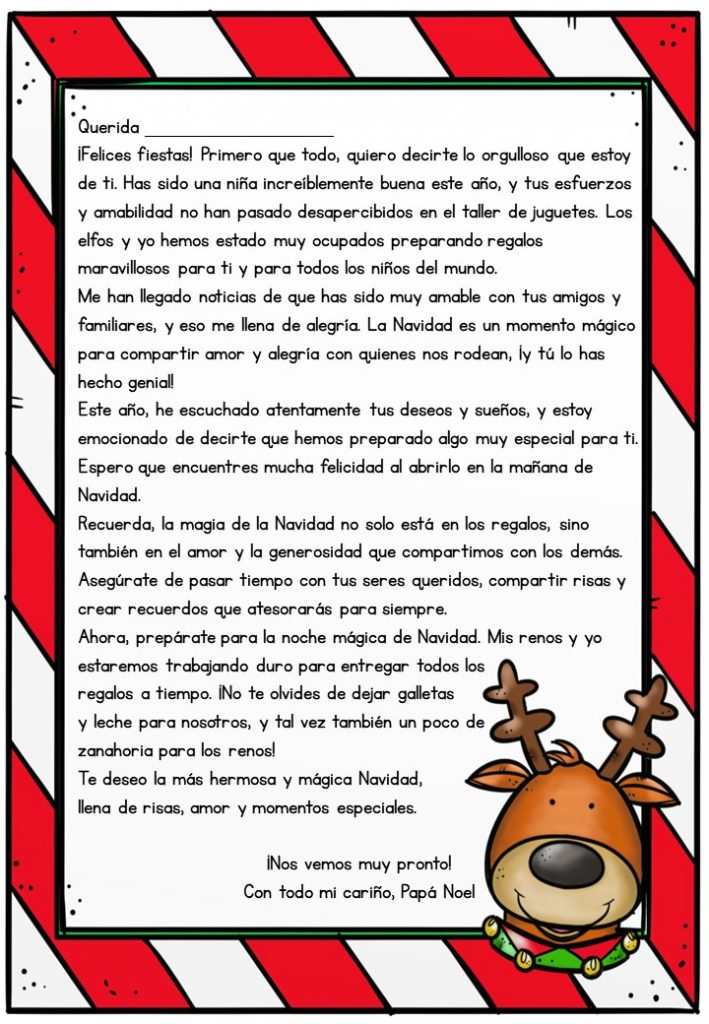 Carta de Papá Noel para tu hijo/a -Orientacion Andujar Carta de Papá Noel para tu hijo/a -Orientacion Andujar
