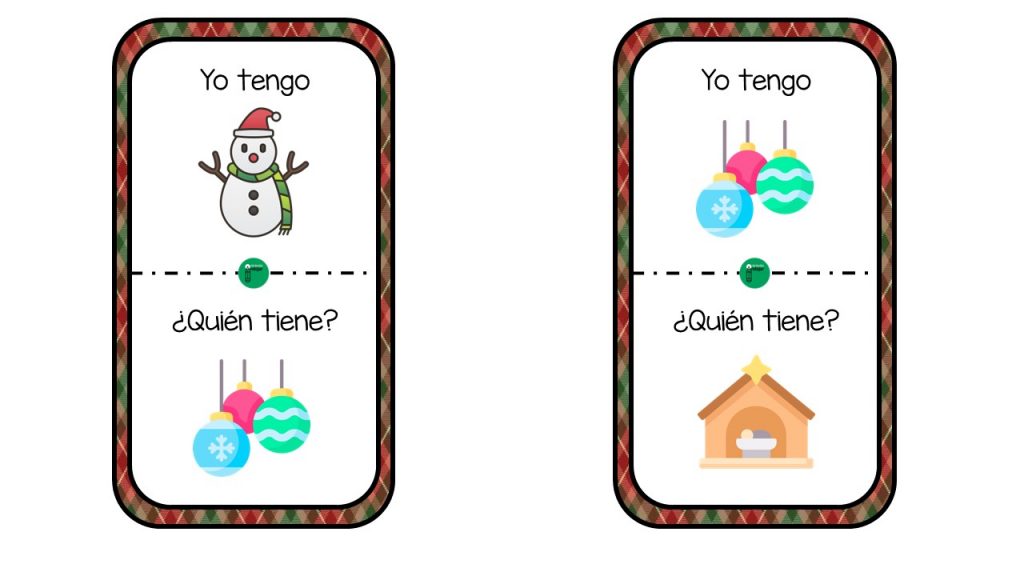 Divertido "¿Quién tiene? Yo tengo..." de Navidad -Orientacion Andujar