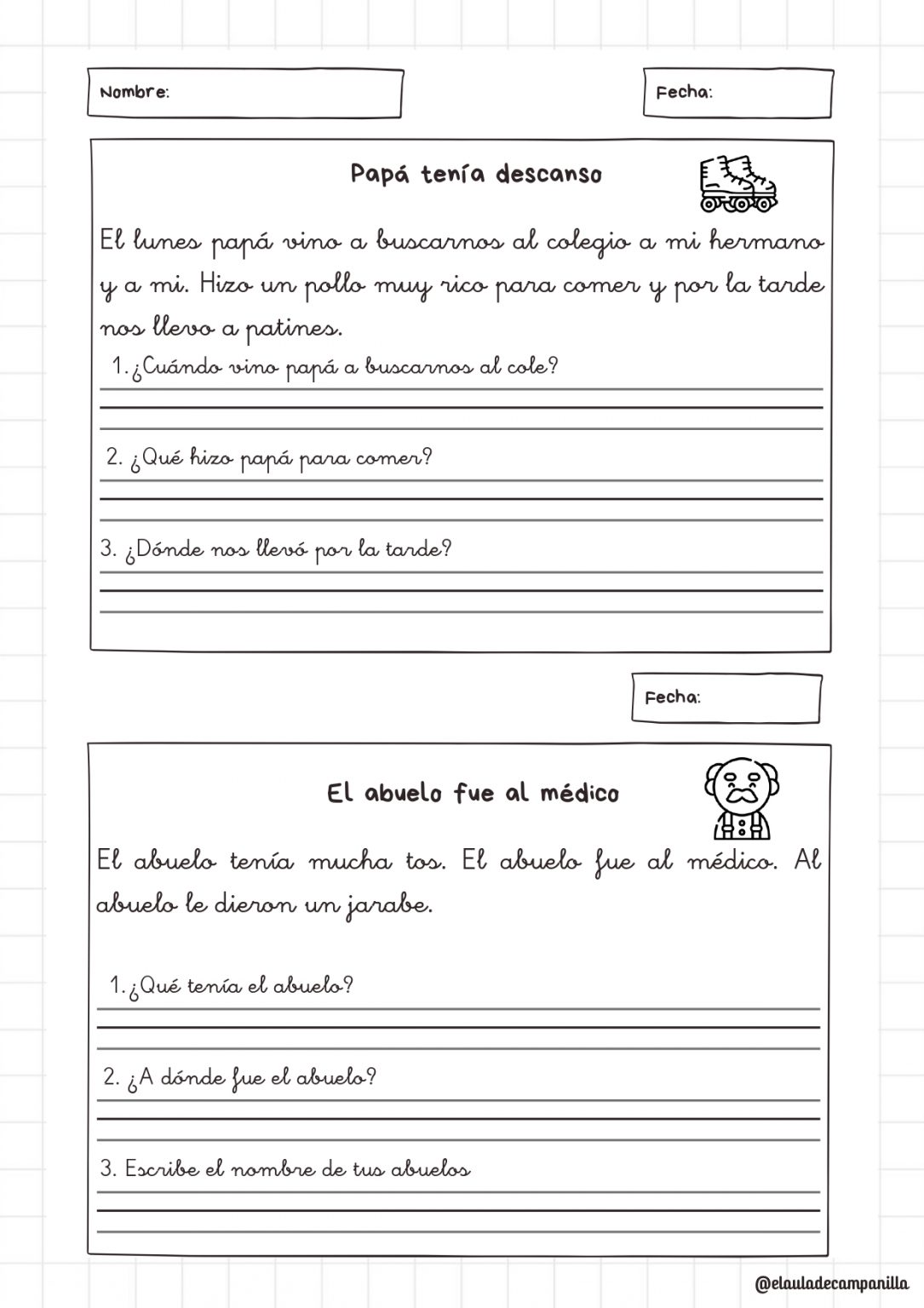 10 lecturas nivel inicial para trabajar la comprensión lectora ...