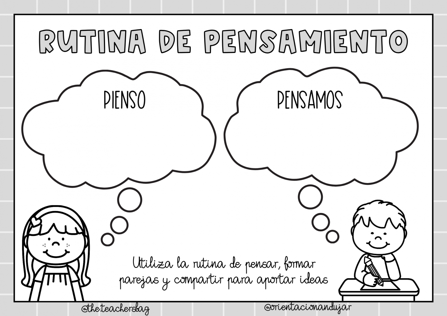 15 organizadores gráficos para trabajar diferentes rutinas de ...
