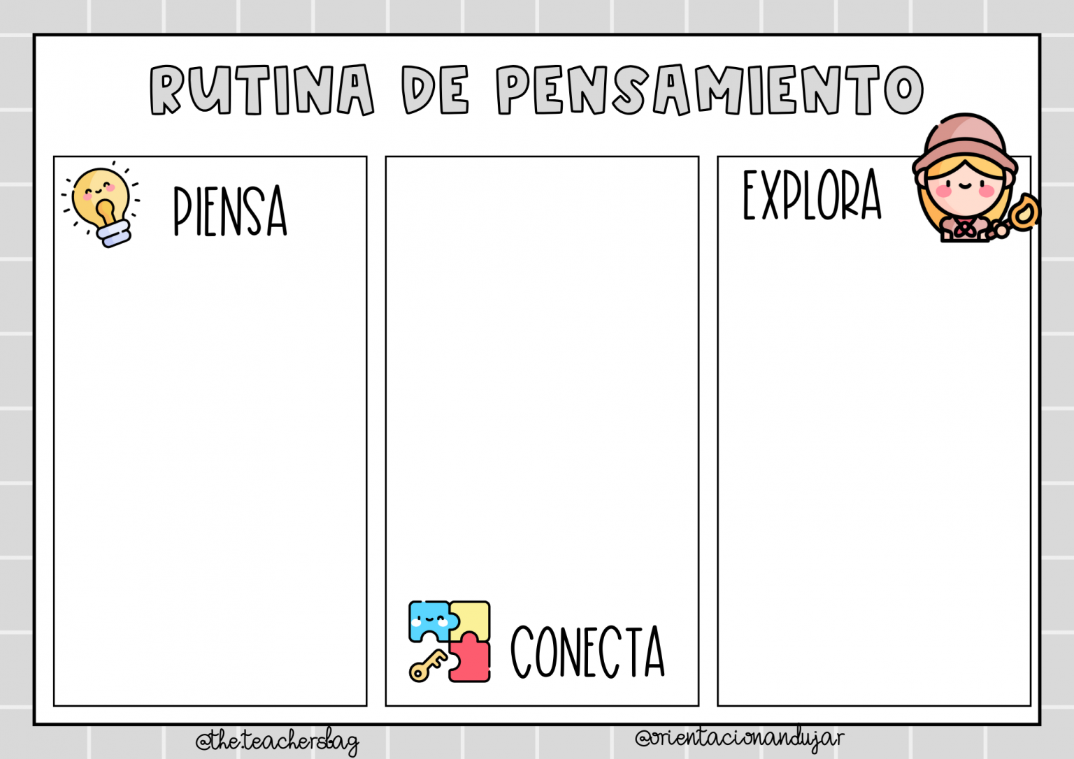 15 organizadores gráficos para trabajar diferentes rutinas de ...