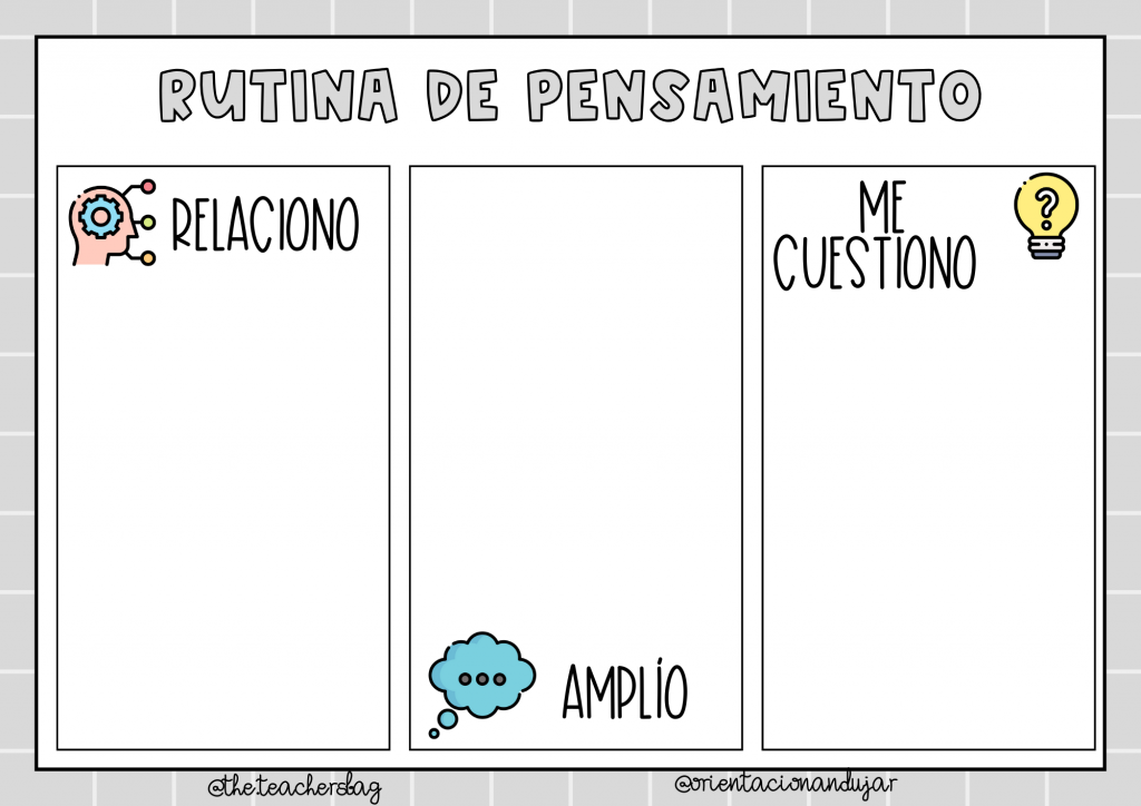 15 organizadores gráficos para trabajar diferentes rutinas de ...
