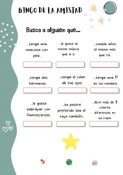 Actividades del amor y la amistad -Orientacion Andujar