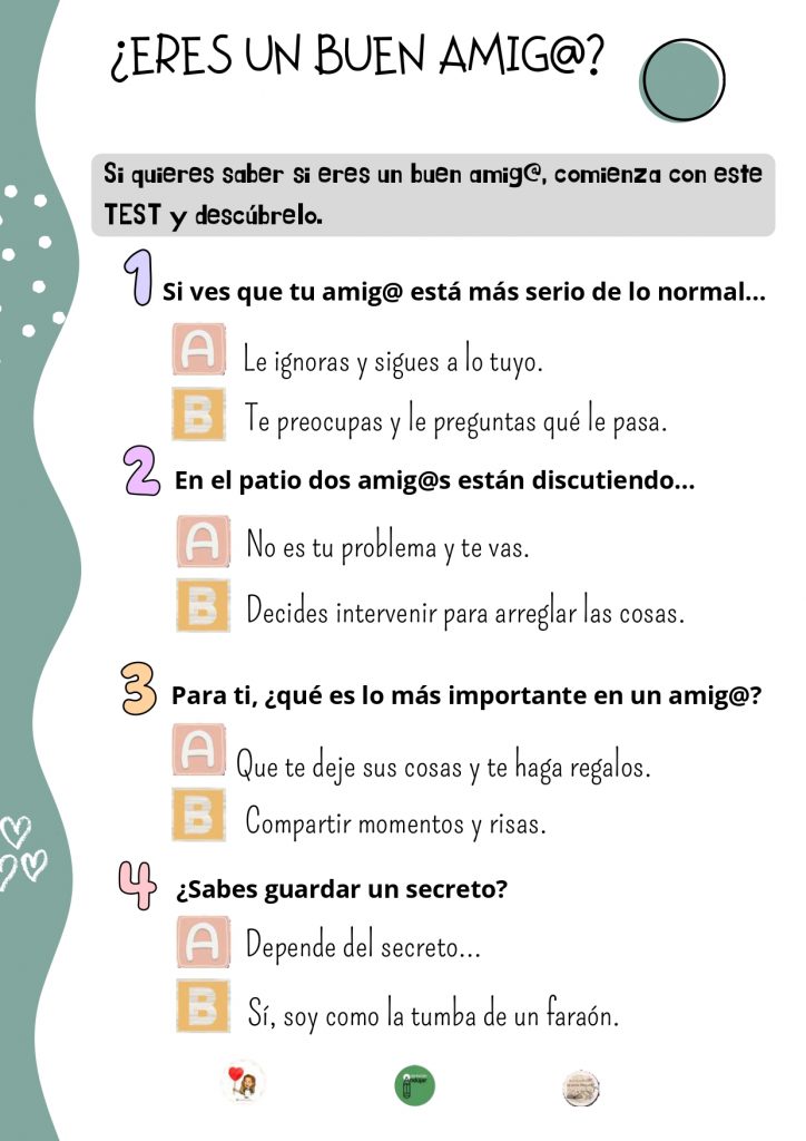 Actividades del amor y la amistad -Orientacion Andujar