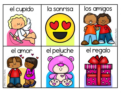 Bonito bingo para el día del amor y la amistad -Orientacion Andujar