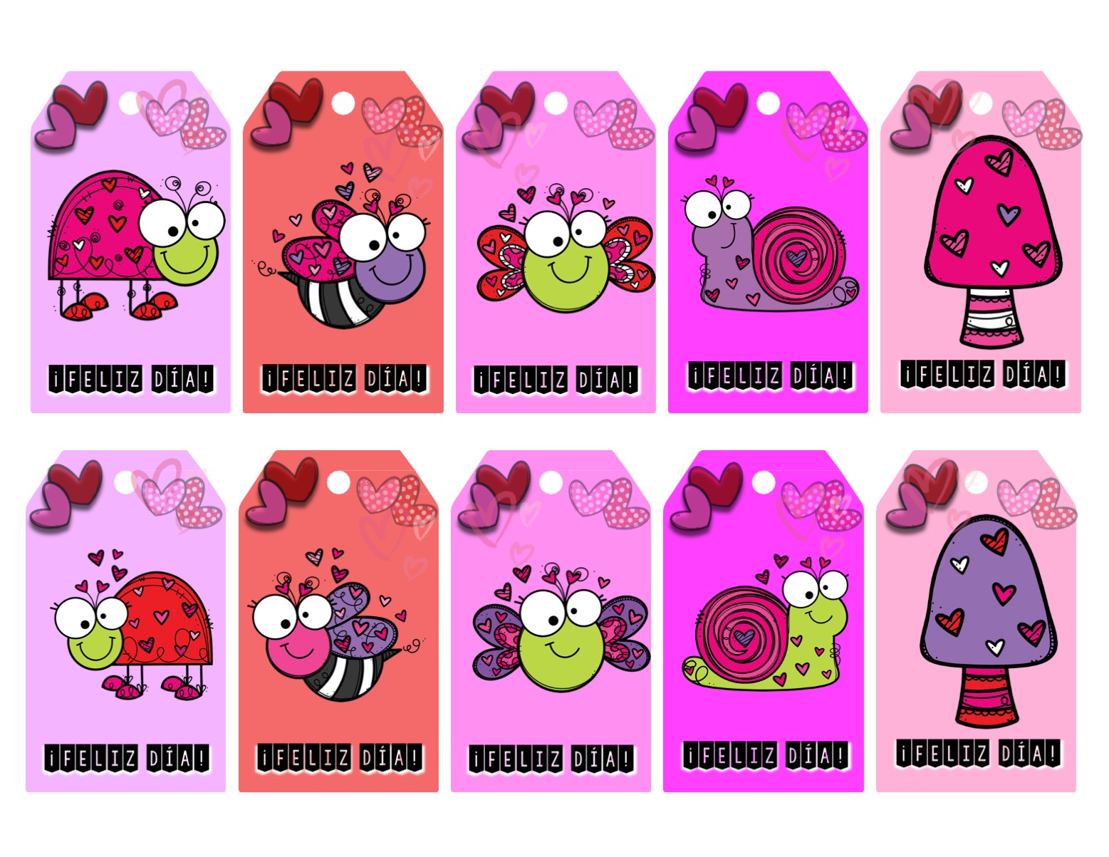 Etiquetas Especial San ValentÍn Dia Del Amor Y La Amistad