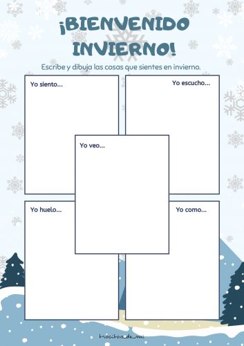 Libro de fichas para trabajar el invierno los primeros días de clase ...