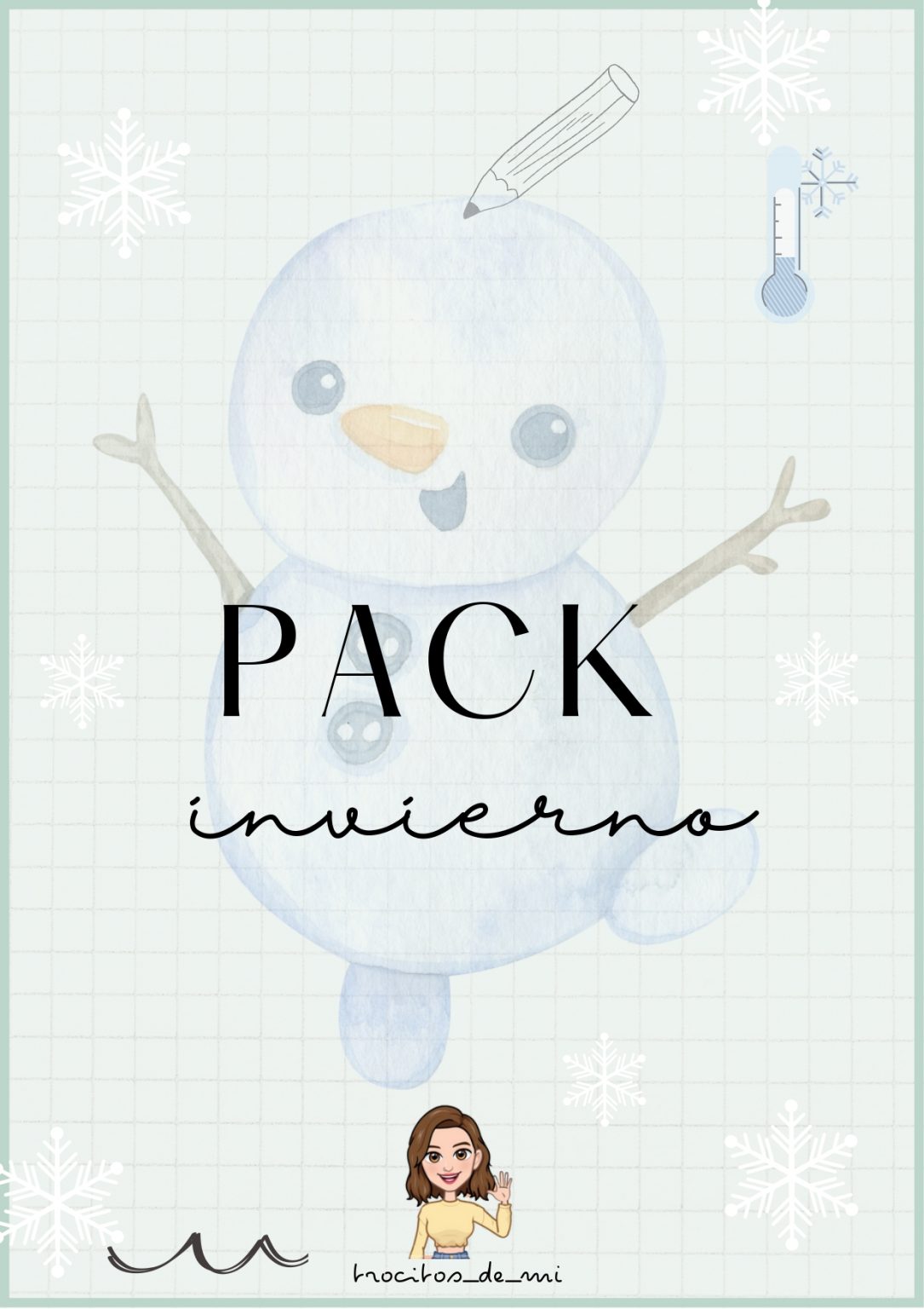 Mega pack 65 pag. de fichas para imprimir temática invierno ...