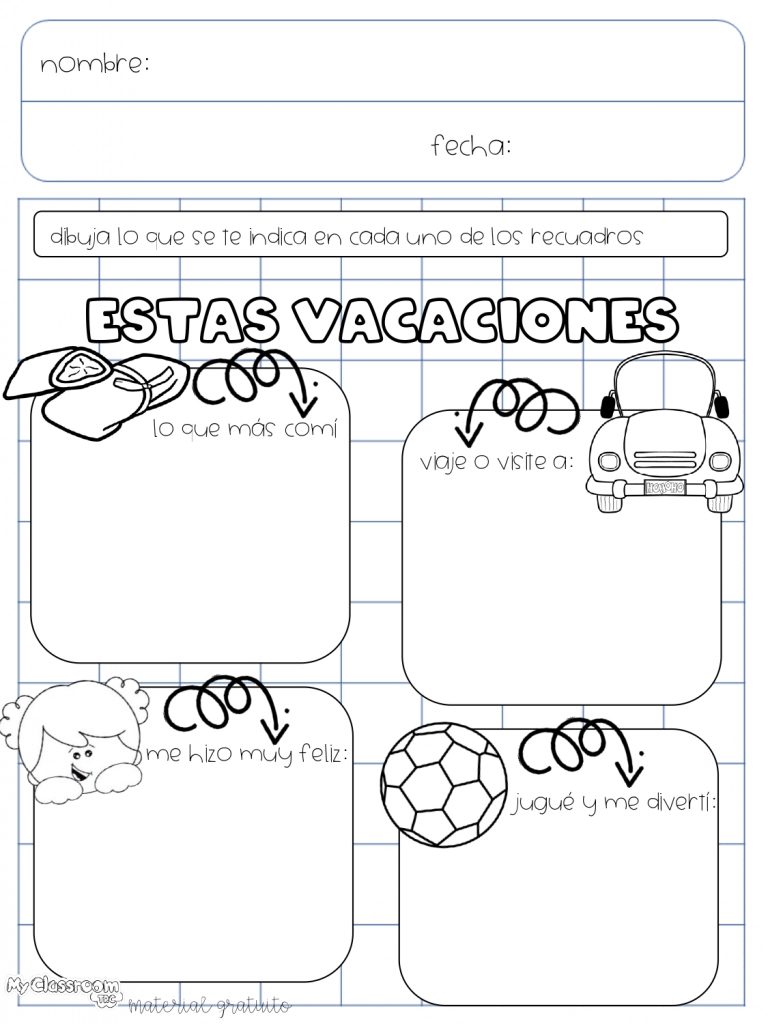 Librito de actividades: Mis vacaciones de invierno - Actividades de ...