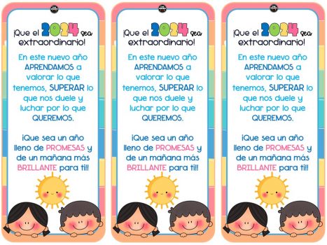 Separador marcapaginas BIENVENIDA niños y profes vuelta al cole ...