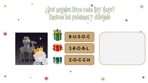 Bonito cuadernito de pasatiempos para resolver el día de Reyes ...