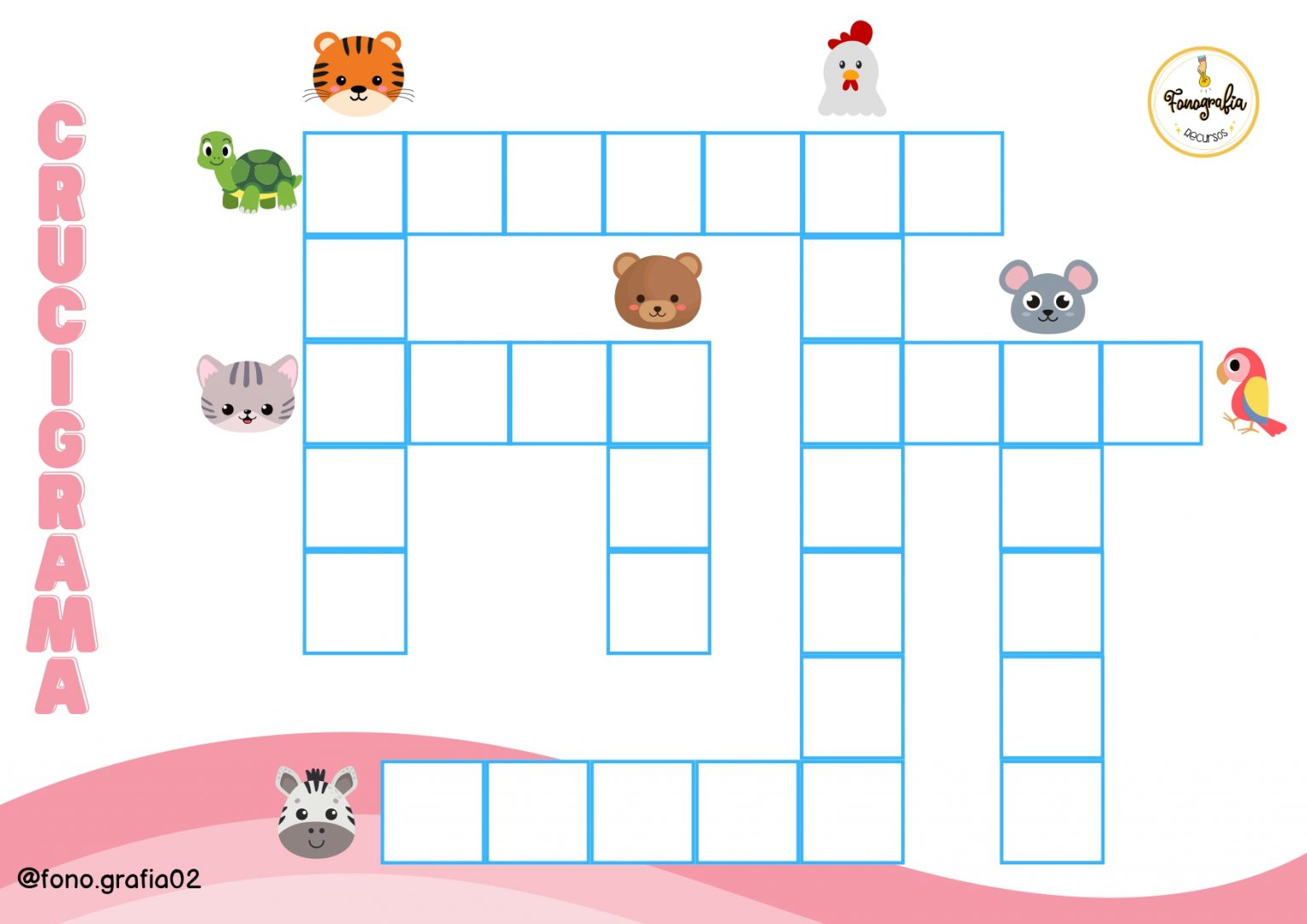 Trabajamos vocabulario y ortografía con. Sencillos crucigramas en ...