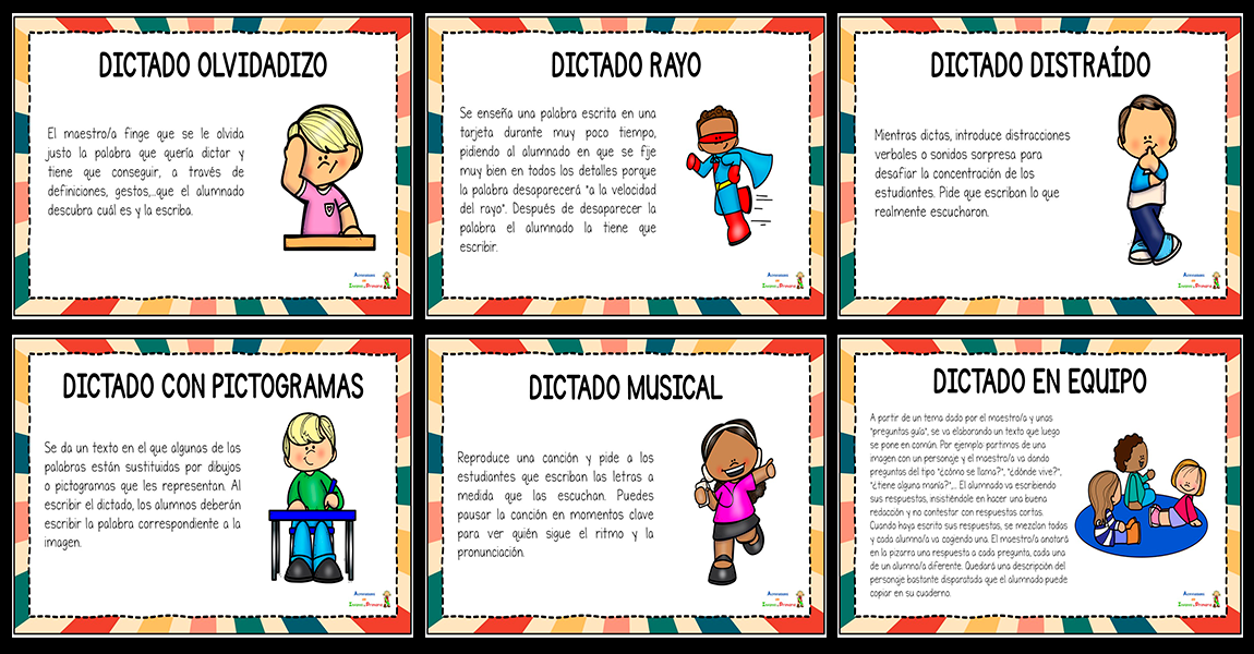 La Forma Correcta De Utilizar Una Hoja Para Dictado De Palabras Y Oraciones