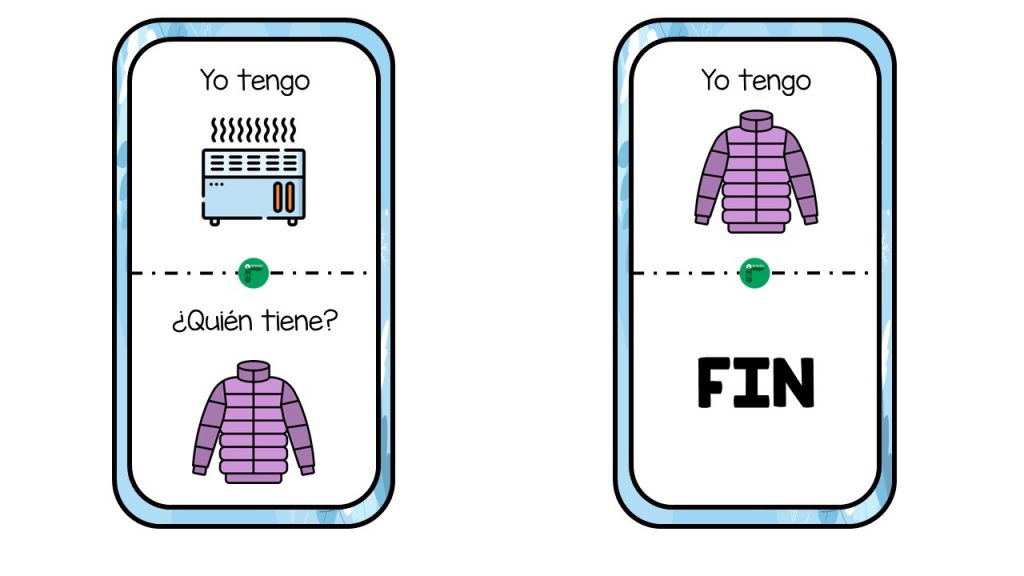 Juego «¿Quién tiene? Yo tengo…», especial invierno -Orientacion Andujar