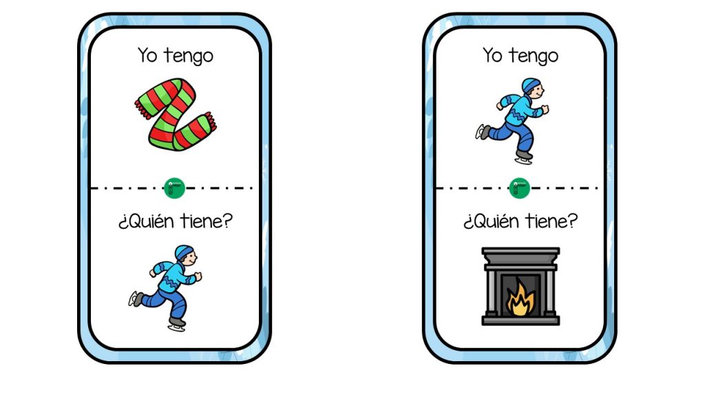 Juego «¿Quién tiene? Yo tengo…», especial invierno -Orientacion Andujar