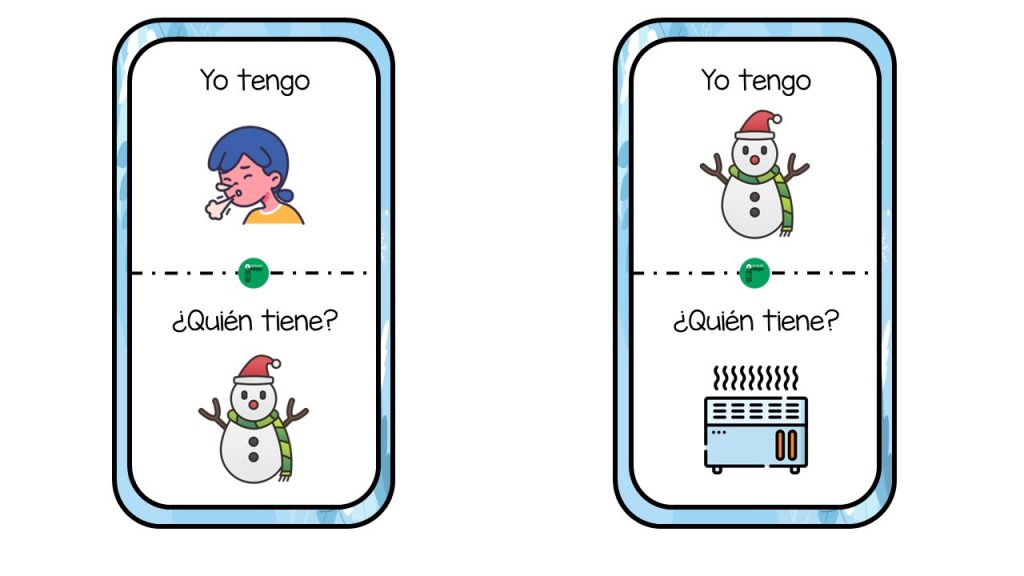 Juego «¿Quién tiene? Yo tengo…», especial invierno -Orientacion Andujar