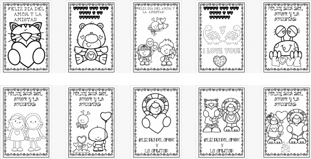 Minilibro manipulativo : Dinámicas para el día del amor y la amistad ...