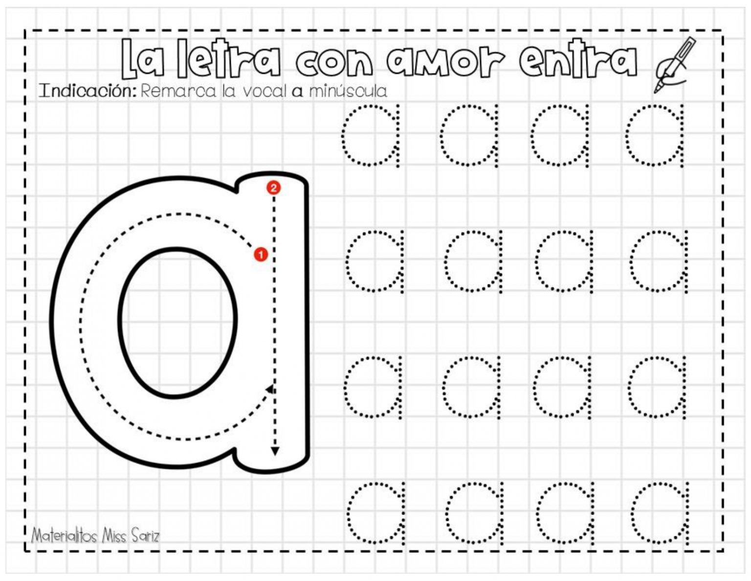 Cuaderno de San Valentín para trabajar las vocales -Orientacion Andujar