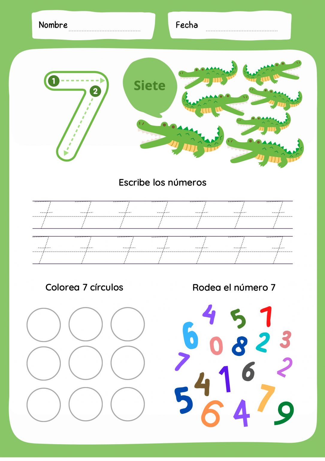 FICHAS DIVERTIDAS PARA TRABAJAR LOS NÚMEROS EN INFANTIL -Orientacion ...