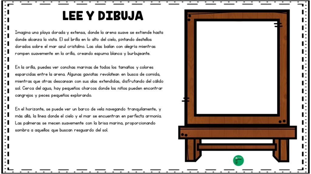 Lee y dibuja trabajamos la comprensión lectora -Orientacion Andujar