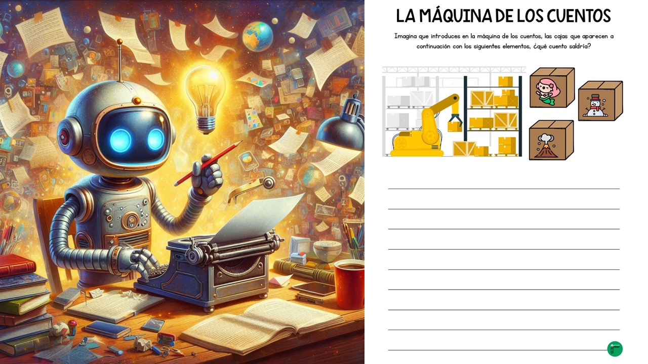 Escritura creativa: La máquina de los cuentos -Orientacion Andujar