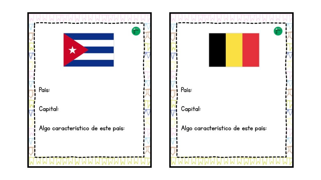 Las tarjetas de las banderas: ¿Qué país es? -Orientacion Andujar