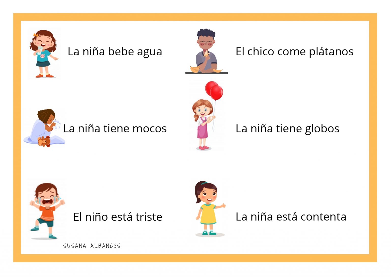 Actividad manipulativa: Vamos a hacer frases -Orientacion Andujar