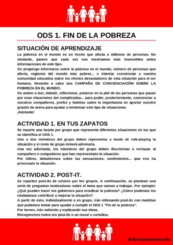 17 propuestas de Situaciones de Aprendizaje sobre cada uno de los ODS ...