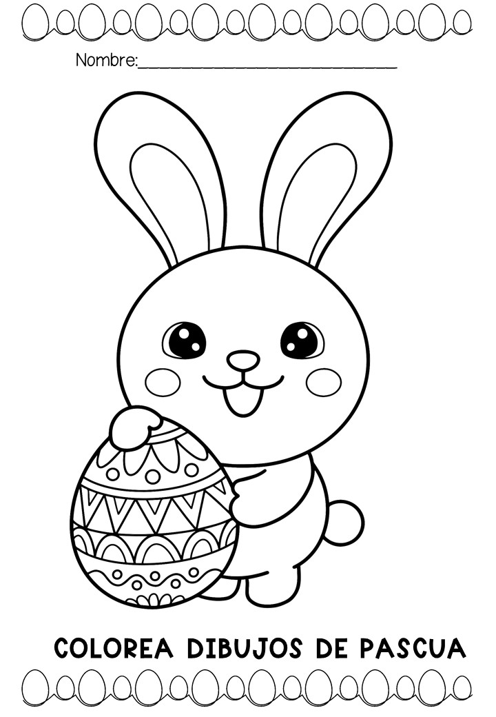 Bonitos dibujos para colorear en PASCUA con los más peques VOL (10) Bonitos dibujos para colorear en PASCUA con los más peques VOL (10)